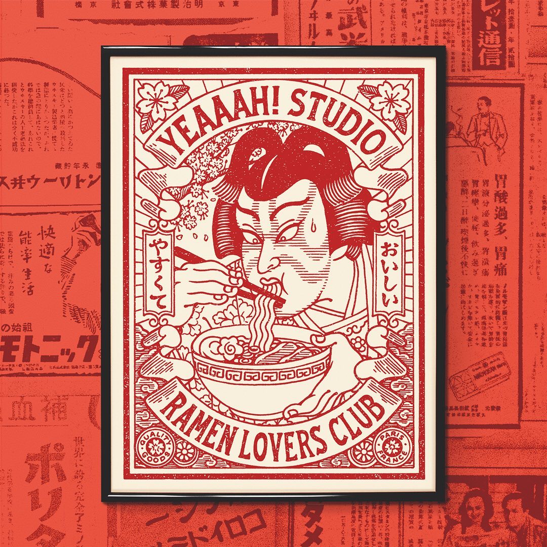 Lámina Ramen lovers / Vaidhé Shop