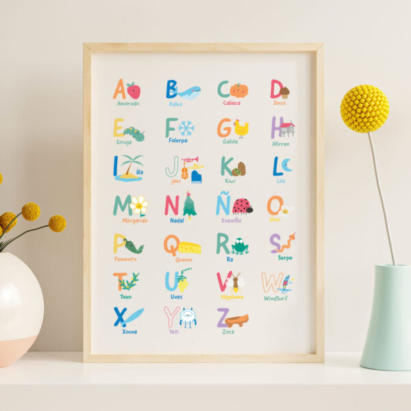 Lámina Abecedario / Vaidhé Shop - Tienda Online